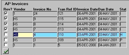 Accounts Payable - Reverse Invoices